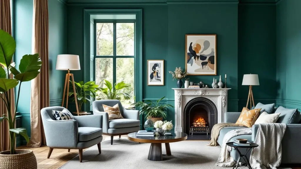 The hidden psychology behind why bold wall colors make small rooms feel ...